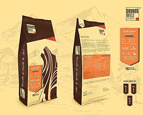 Bruno’s Wild Essentials Dry Dog Food, Goldglaze - Grain Free Duck, Food ...