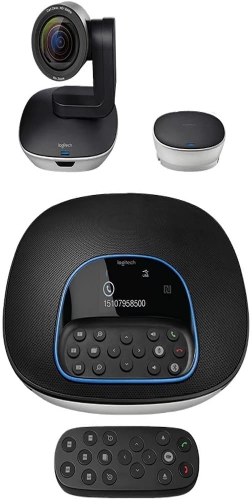 Amazon.com: Logitech webcams GROUP video conferencing system, 1080p ...