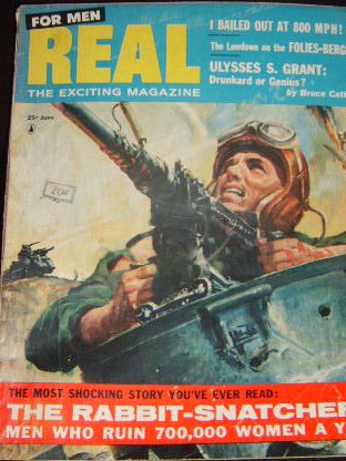 Real the Exciting Magazine for Men (June 1956): unknown author: Amazon ...