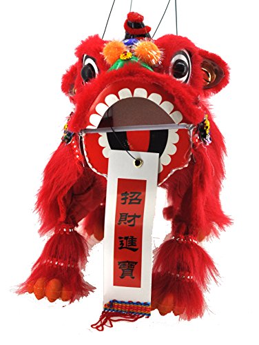 Mandala Crafts Hand String Puppet with Rod, Chinese Marionette Lion Toy ...