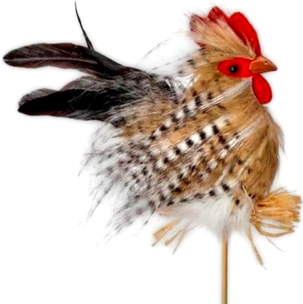 Amazon.com: The Bridge Collection 12.5" Nesting Chicken Floral Pick ...