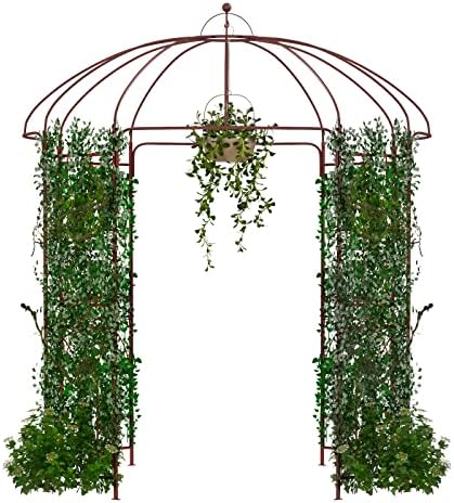 OUTOUR French Style Birdcage Shape Heavy Duty Gazebo,9'Highx 6‘6"Wide ...