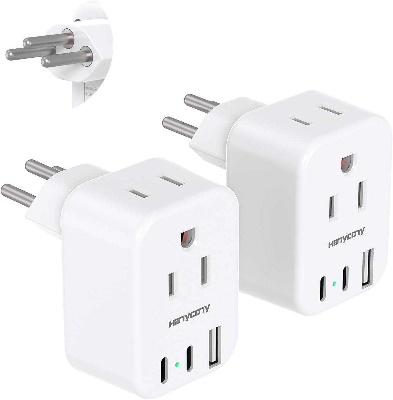 Amazon.com: Switzerland Travel Plug Adapter, HANYCONY Type J Power ...