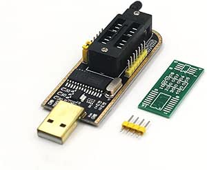 Amazon.co.jp: NESPi Sinkr CH341A USBプログラマーモジュール 24 25シリーズ EEPROM フラッシュBIOS LCD 書き込み/読み取り用 SOIC8 ...