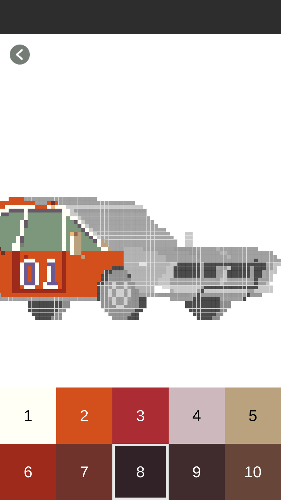 Car Color By Number, Pixel Art Car - App on the Amazon Appstore