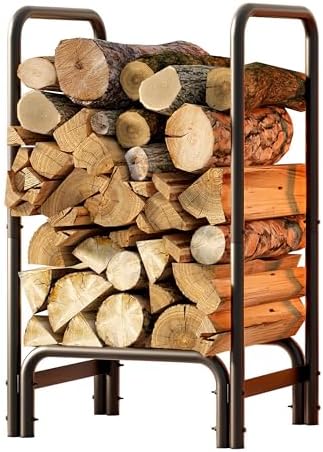 Amazon.com: Fire Beauty Firewood Rack Log Holder,Log Storage Holder ...