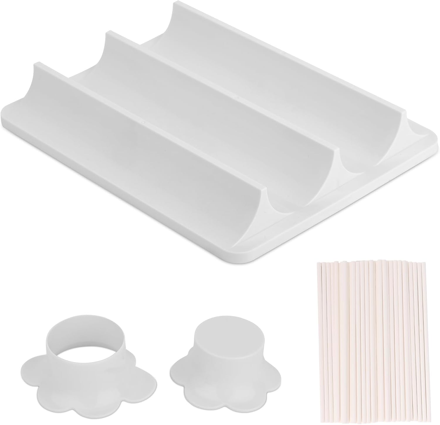 Amazon.com: Goktvai Round Cake Pop Cutter with Pusher & Tray Set ...