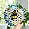 Amazon.com: ZZHAOYI 11.8'' Bee Acrylic Window Hangings, Honeycomb Bee ...