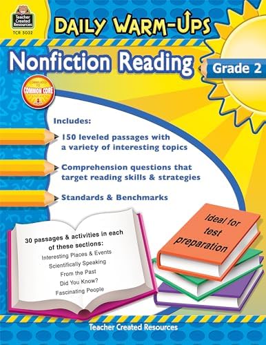 Amazon.com: Teacher Created Resources Daily Warm-ups: Nonfiction ...