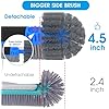 Amazon.com: TidyMister 20'' 2 in 1 Pool Brush Head Cobweb Duster Heavy ...