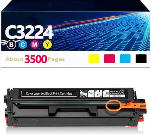 Amazon.com: KVLHCSVA MC3224 Toner Cartridge Black/Cyan/Magenta/Yellow ...
