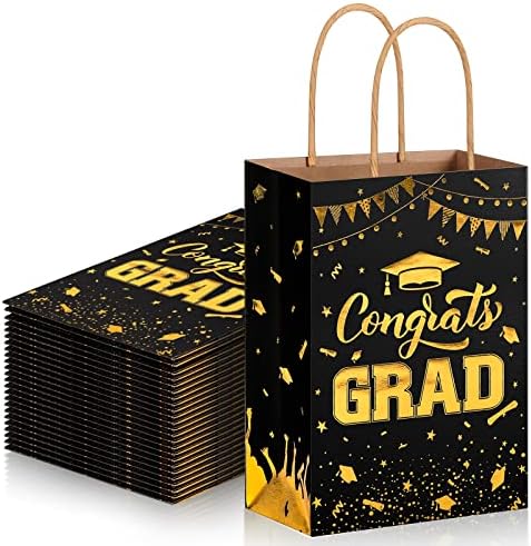 Amazon.com: TaoBary 24 Pcs Green Gold 2024 Graduation Gift Bags ...