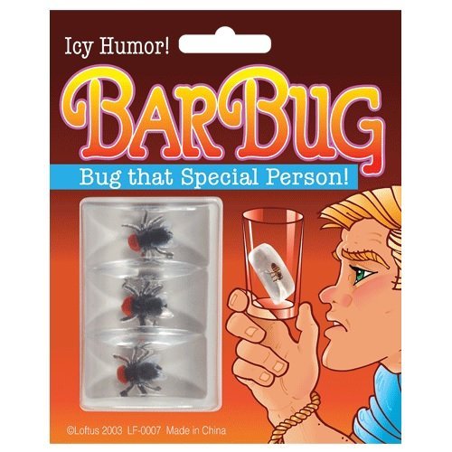 Amazon.com: Bar Bug in Ice Cube Prank Gag 3 Pc : Toys & Games