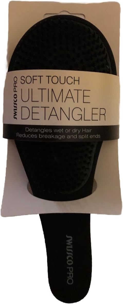 Amazon.com : Swissco Pro Soft Touch Ultimate Detangler Hair Brush ...
