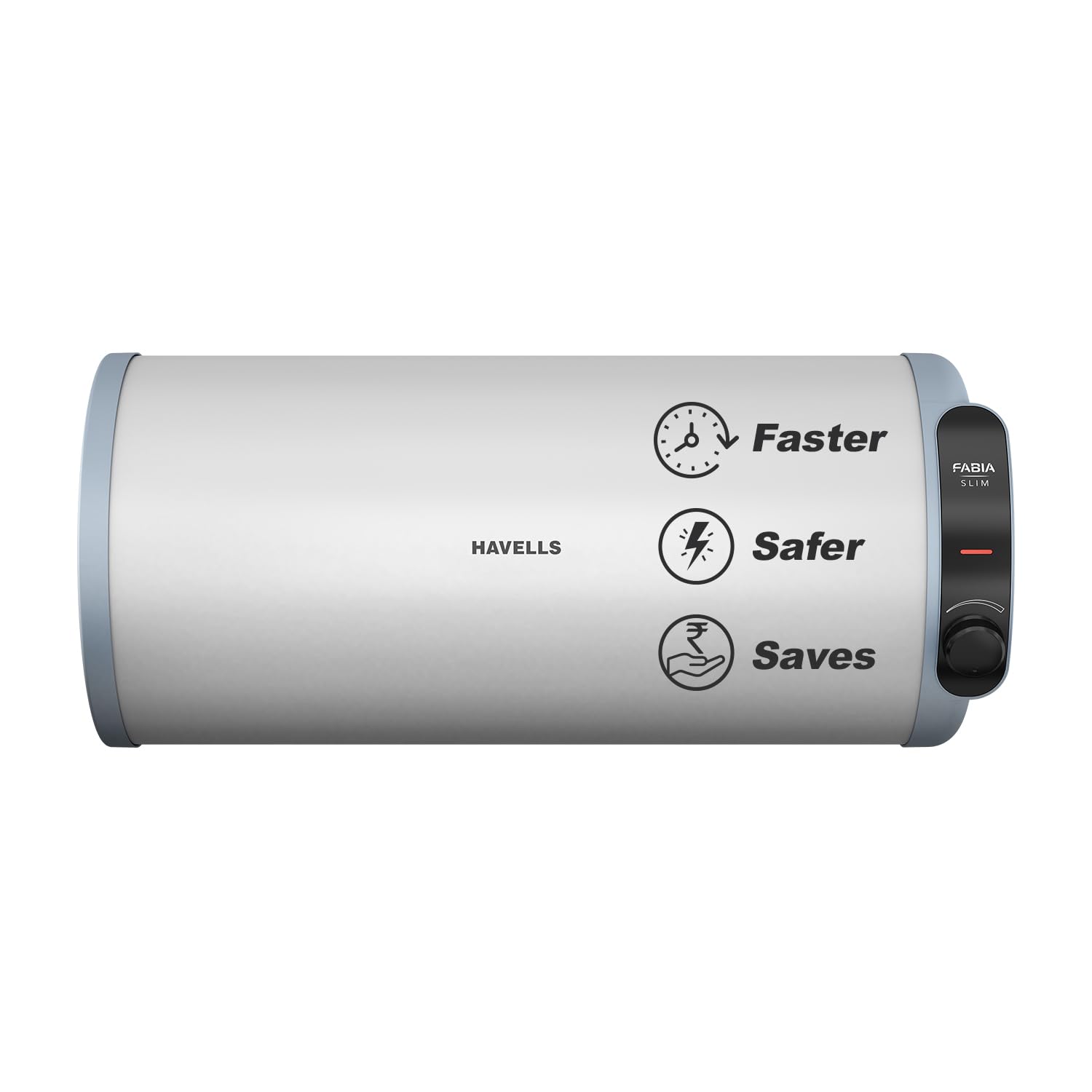 Buy Havells Fabia Slim 15L Horizontal Right Storage Water Heater(Geyser ...