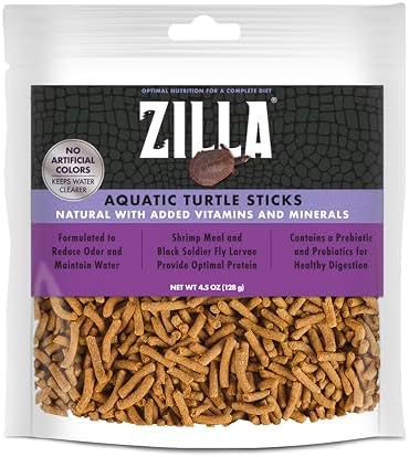 Amazon.com : Zilla Pet Aquatic Turtle Sticks, Natural with Added ...