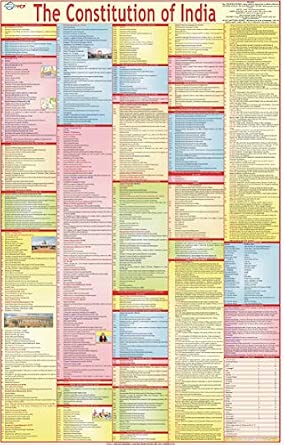 Constitution Of India Chart - | Amazon.com.au | Books