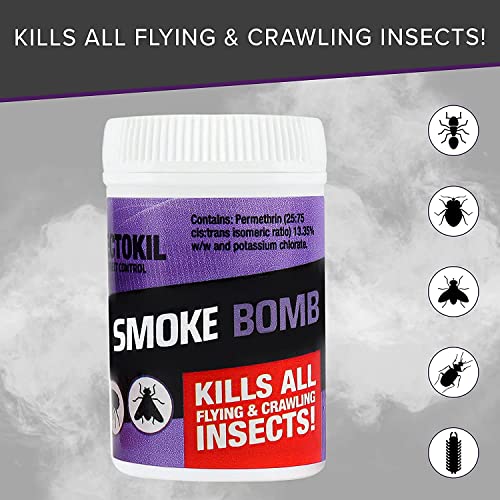 InsectoKil Smoke Bombs Mini Smoke Bomb Foggers for Effective Control of ...