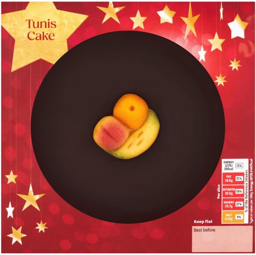 Tunis Cake 520g - Sainsbury - A Classic Madeira Sponge Cake with a Rich ...