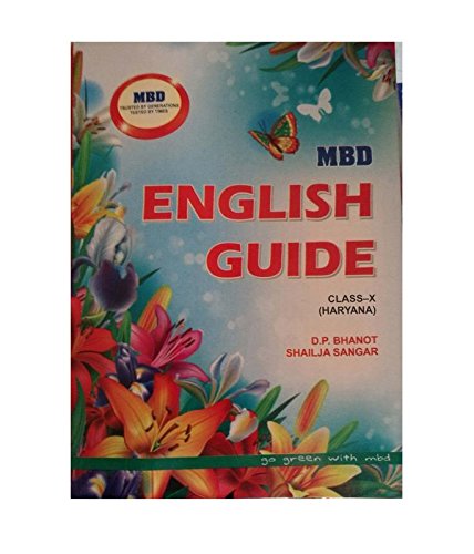 MBD English Guide Class 10th