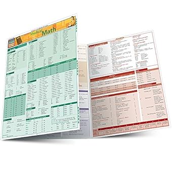 Medical Math (Laminated Reference Guide; Quick Study Academic ...