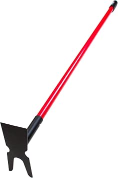 Amazon.com : BULLY TOOLS 12-Gauge 2-Prong Weeding Hoe w/Fiberglass ...