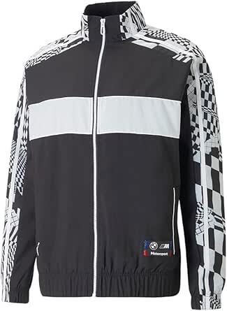 PUMA Mens Bmw Mms Statement Jacket Athletic Outerwear Casual - Black at ...