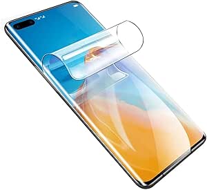 Amazon.com: YiiLoxo Hydrogel Film Screen Protector Compatible with Huawei P40 Pro, 3D Nano-Tech ...