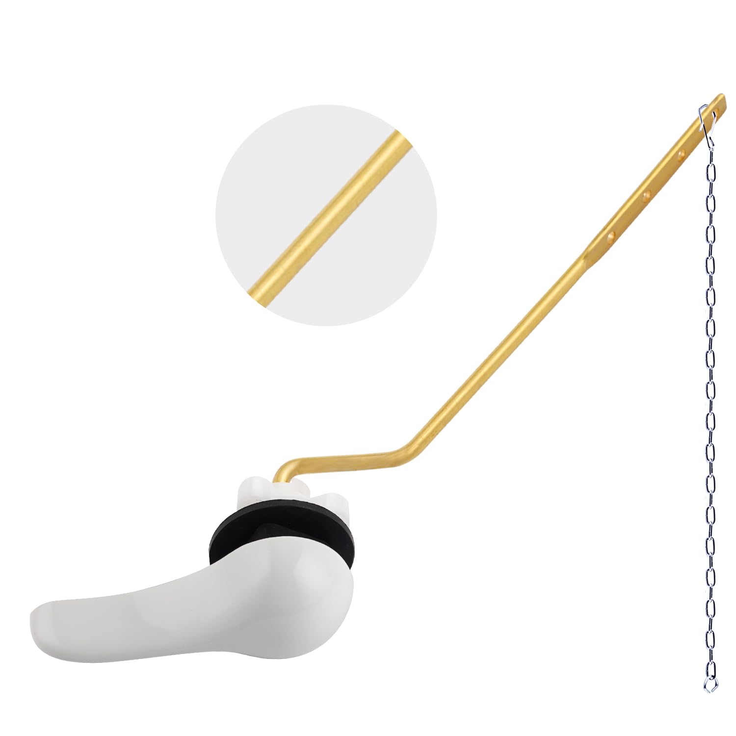 Hygie Rinse Universal Toilet Handle Replacement Kit Side Mount Toilet ...