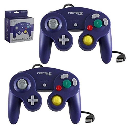 Amazon.com: Retrolink - 2 Packs - PC - Controller - Wired - Gamecube ...