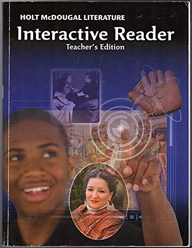 Holt McDougal Literature: Interactive Reader Teacher's Edition Grade 6 ...