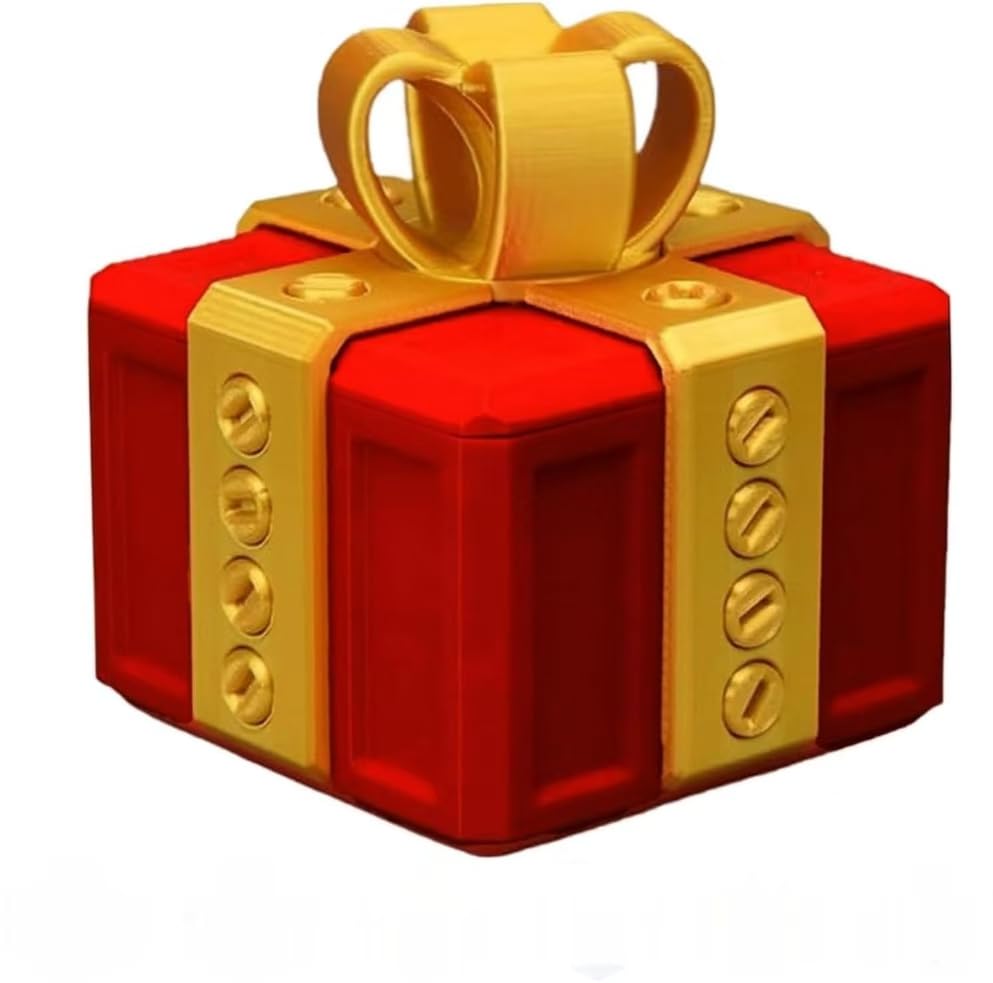 Amazon.com: Annoying Gift Box, 3D Printed Gift Box with Screws, Prank ...