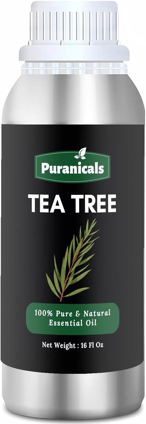 Amazon.com: Tea Tree Essential Oil 16 Ounces by Puranicals | 100% Pure ...