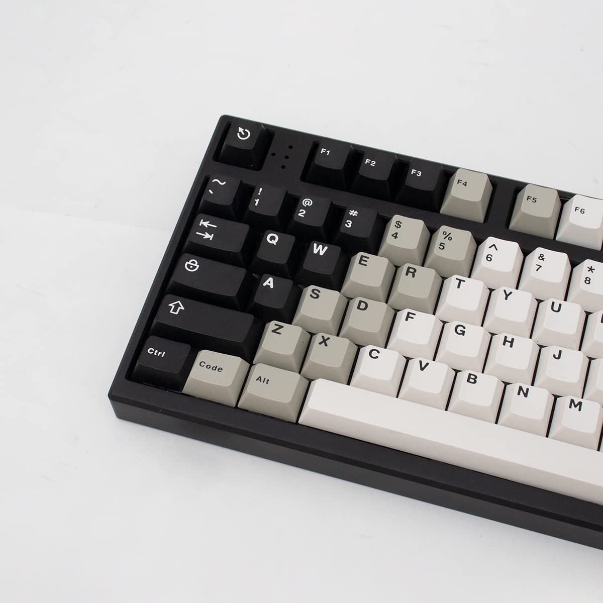 Buy Mintcaps Black White Gradient Keycaps Set Cherry Profile Double