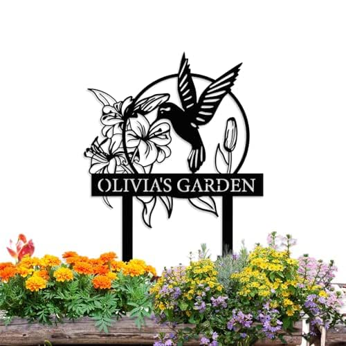 Personalized Garden Signs | Garden Stake Metal Sign | Custom Garden ...