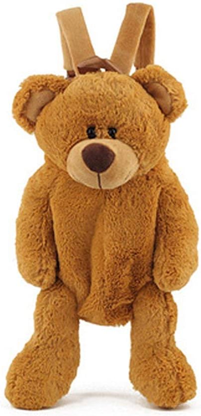 Amazon.com | Mellsunny Cute Fuzzy Bear Backpack Stuffed Animal Backpack ...