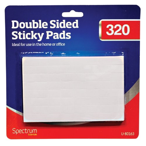 Guilty Gadgets ® - 320 Double Sided Sticky Pads Home Office Craft Signs ...