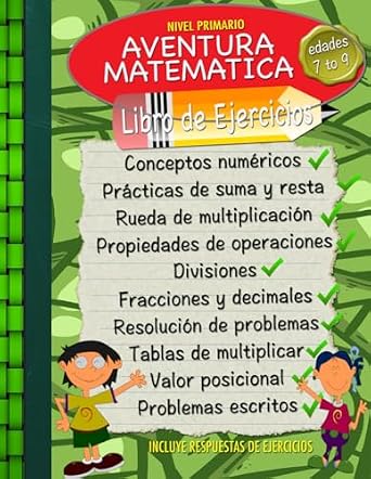 Aventura Matemática: Libro de ejercicios (Spanish Edition) | Amazon.com.br