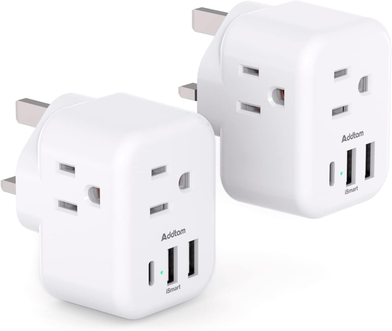 Amazon.com: European Travel Adapter Plug Set – Pack of 4 Universal USA ...