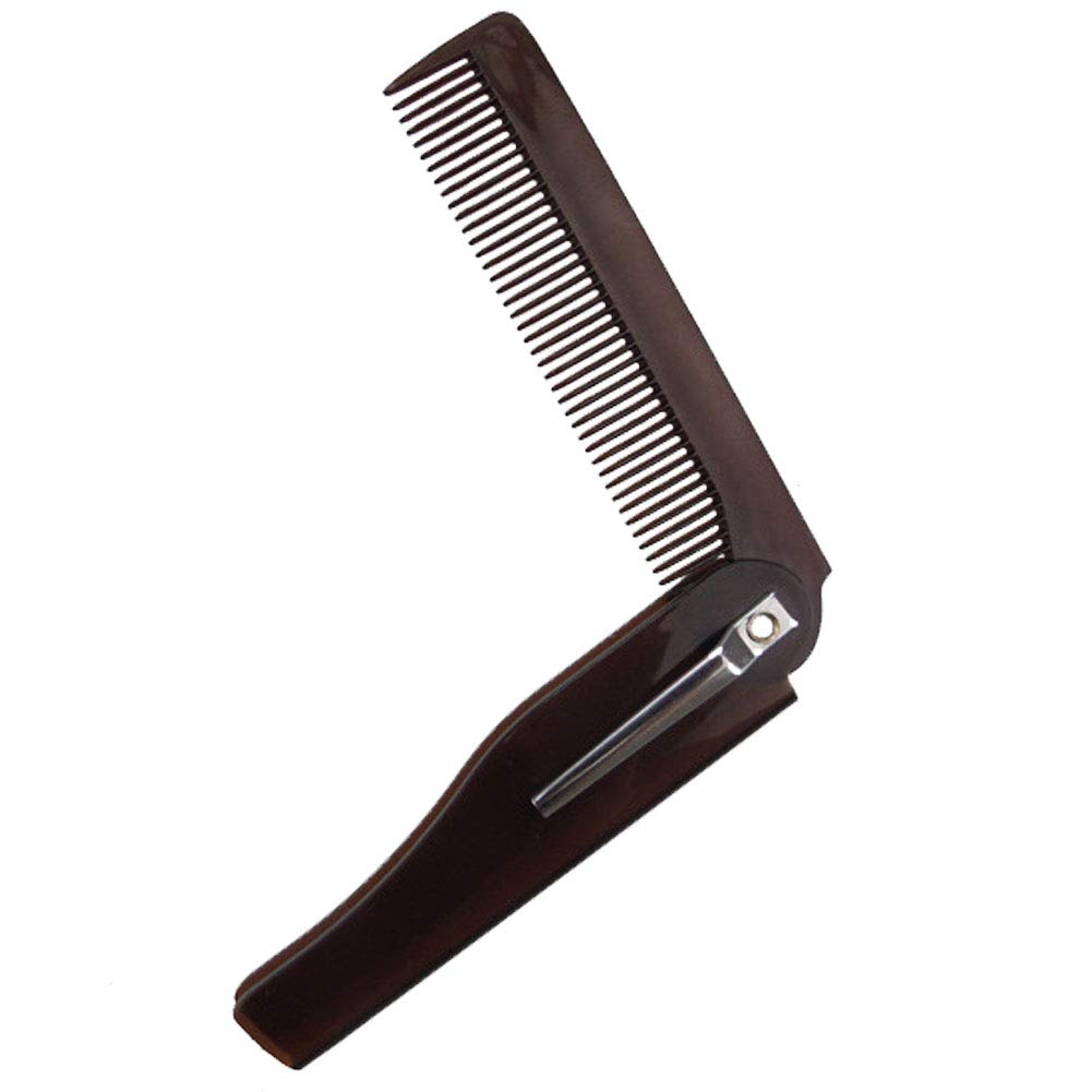 Amazon.com : Small Pocket Moustche Beard Comb Travel Portable Plastic ...