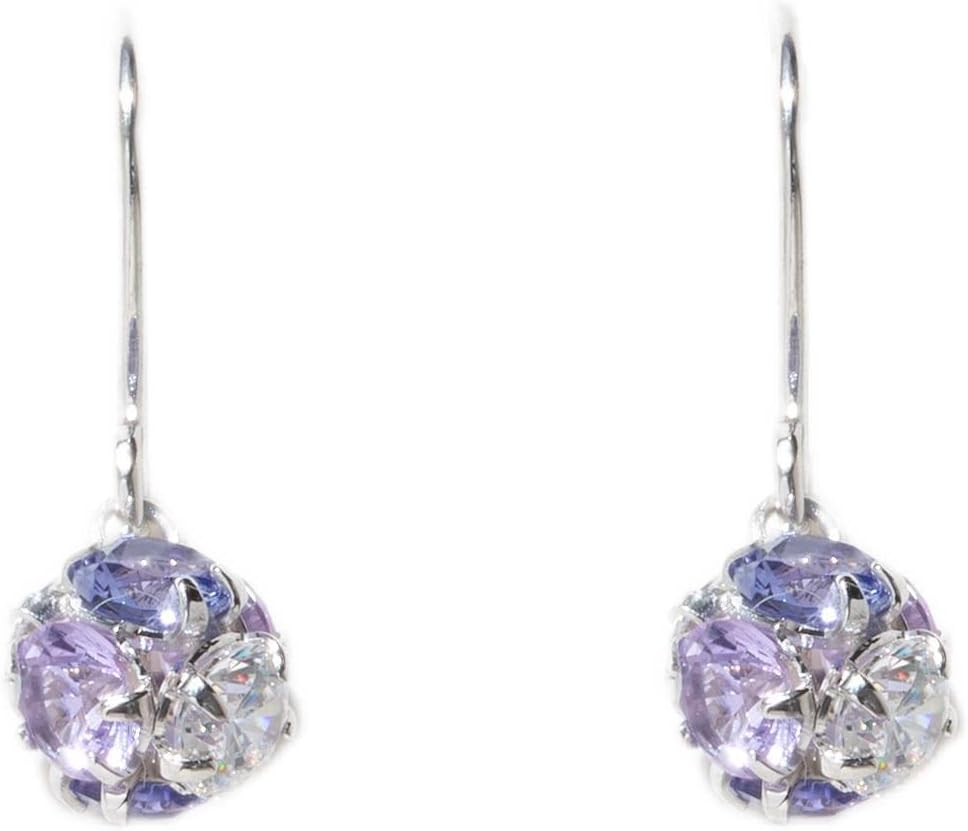 Amazon.co.jp: [ブルーム] BLOOM K10 ホワイトゴールド キュービックジルコニア フック ピアス （Lilac Purple） 0231-0517-0029-0000 ...