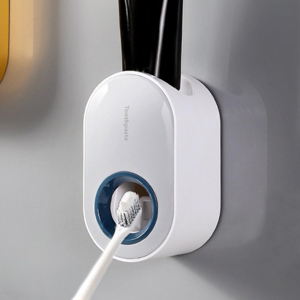 Amazon.com: Toothpaste Dispenser Wall Mounted, Toothpaste Holder ...