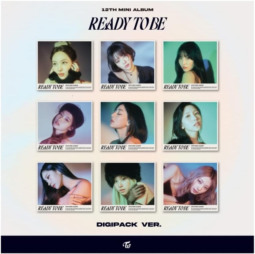 Amazon.com: TWICE READY TO BE 12th Mini Album DIgipack Version CD+POB ...