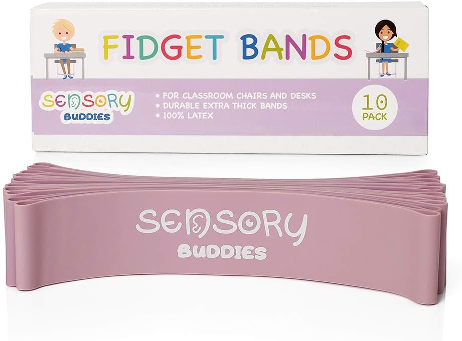 Amazon.com: SENSORY BUDDIES Fidget Chair Bands | Classroom and Teacher ...