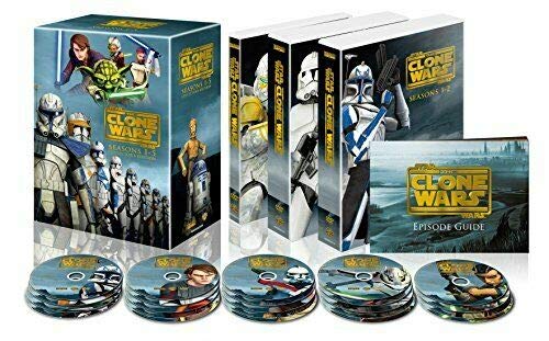 Amazon.com: Star Wars The Clone Wars Season 1-5 Complete Set 22 Disc ...