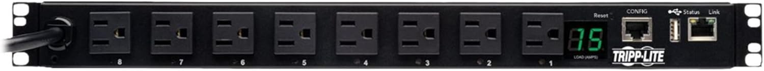 Tripp Lite PDU Switched 120V 1.4kW 15A 8 5-15R 5-15P LX Platform ...