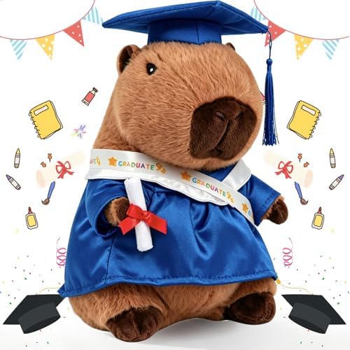 Amazon.com: XYHQYB Graduation Capybara Plush, 14 Inch Capybara Stuffed ...