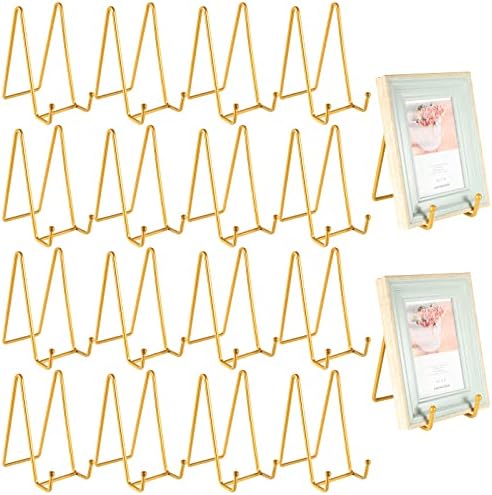 Amazon.com: 10 Pack 6 Inch Iron Plate Stands for Display, Plate Holder ...