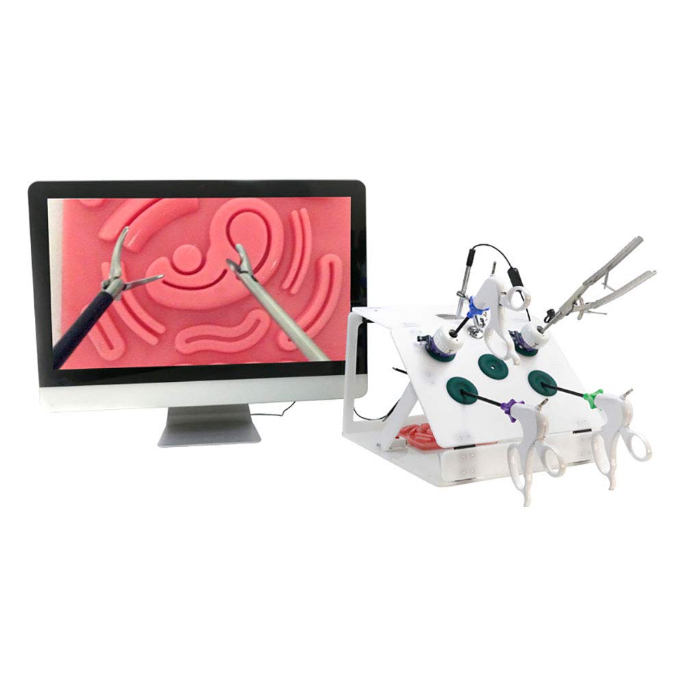 Wlkq Laparoscopic Trainer Simulator Box Kit Laparoscopic Suturing ...