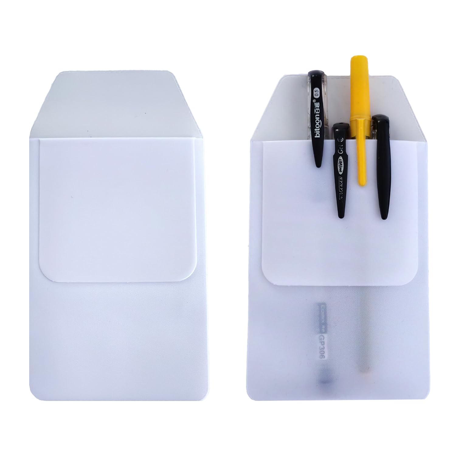 Amazon.com: Erewa Pack of 10 Pocket Protectors, Heavy PVC Pen Holder ...